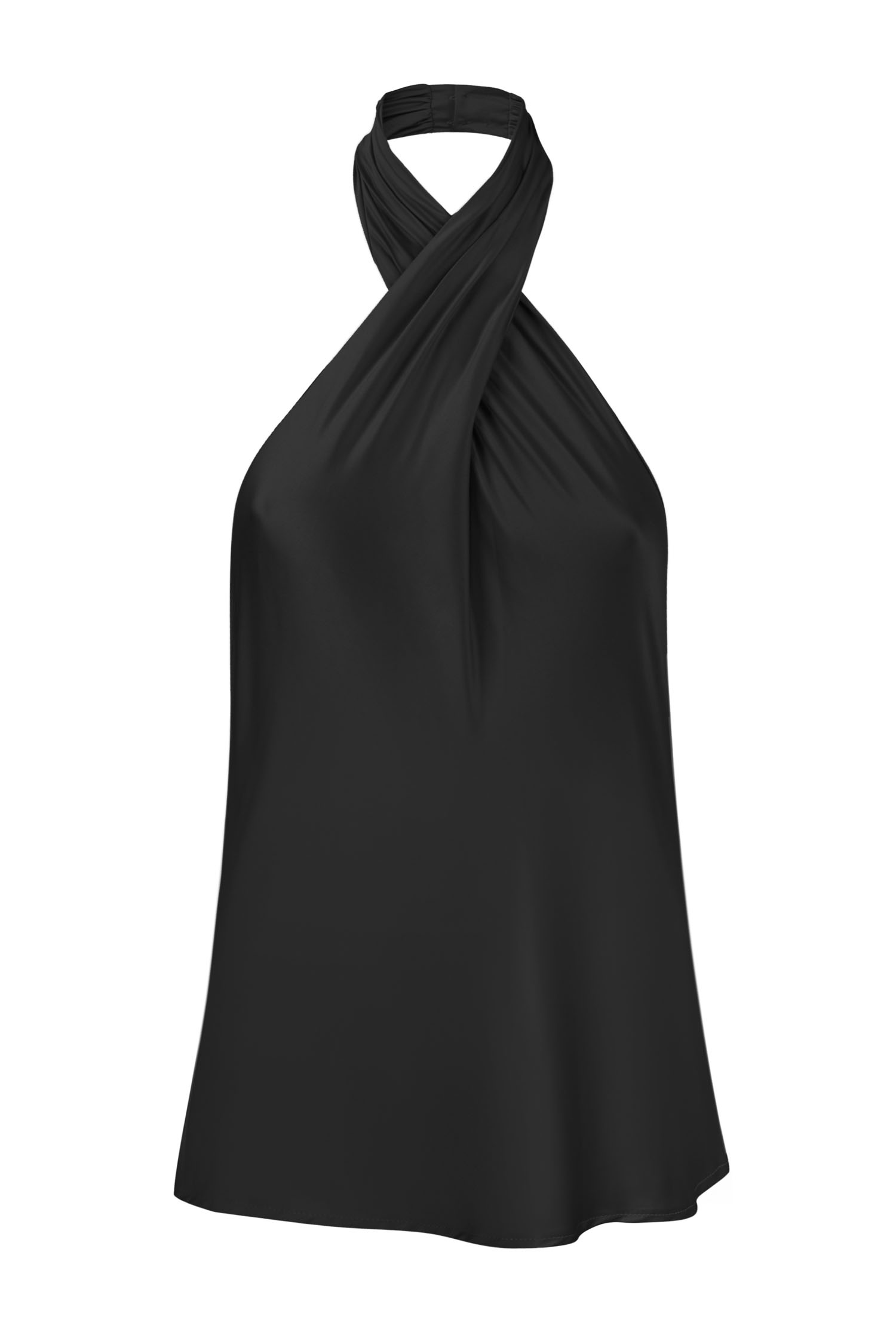 Топ із завʼязкою навхрест чорний - THE LACE